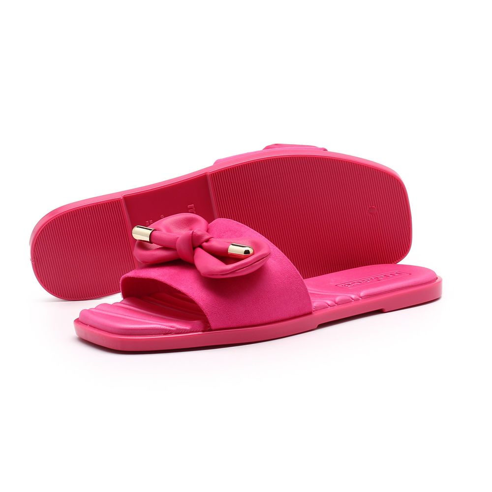 Chinelo Rosa Slide Laço Moleca Rosa - Gaston - Gaston