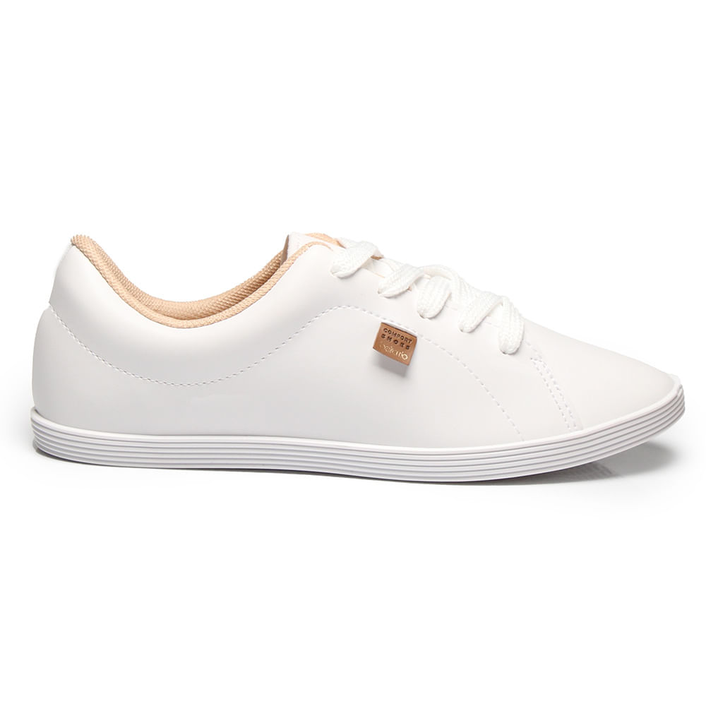 Tênis Beira Rio Confort Shoes Branco Feminino | Gaston